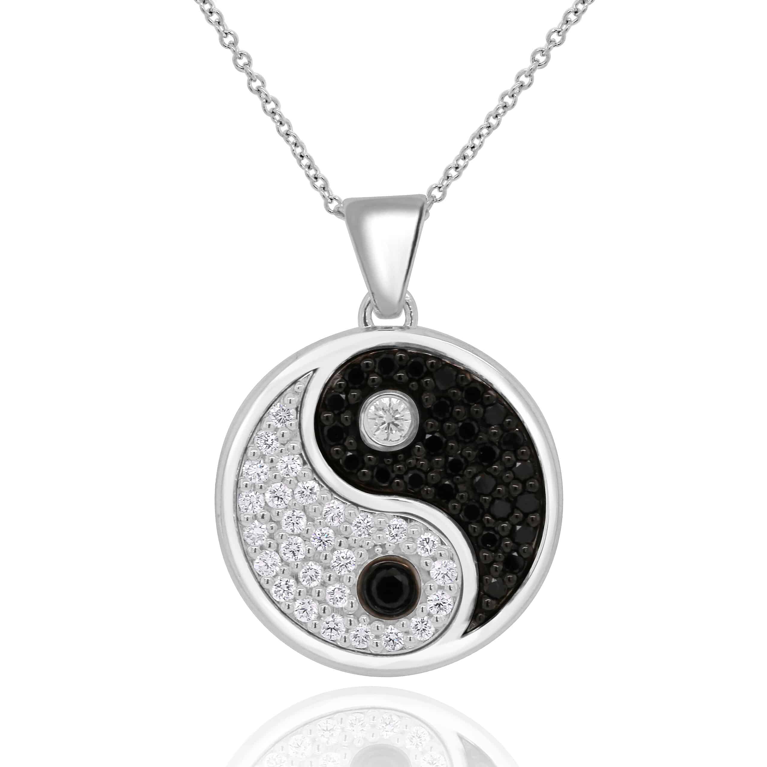 Diamond Yin Yang Pendant - OroSpot